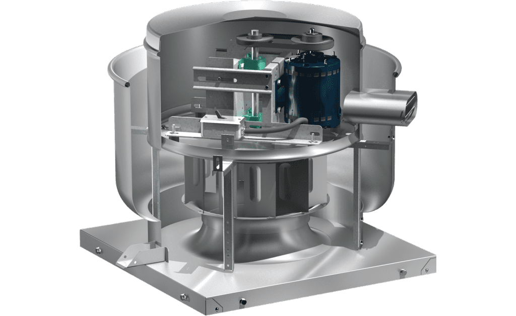 CUBE 200 Centrifgual Upblast Exhaust Fan Belt Drive Fan Only No