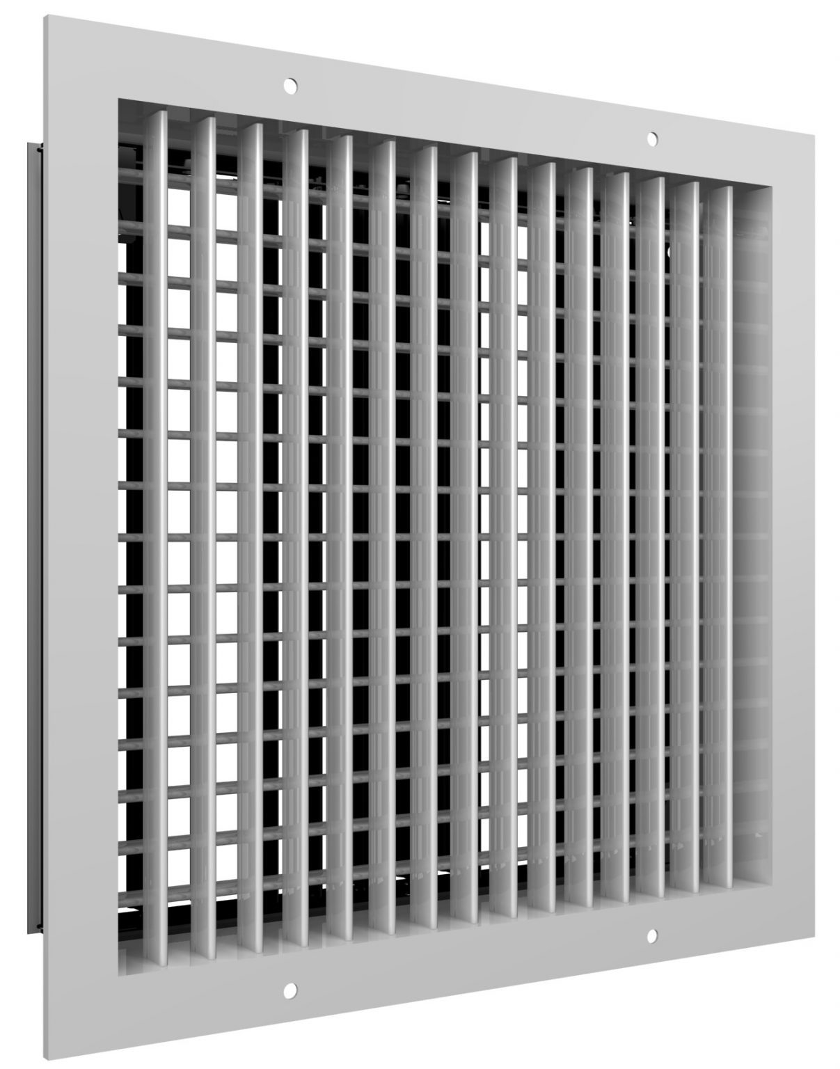 520D - Double Deflection Supply Register w/ Damper, 3/4" Blade Spacing ...