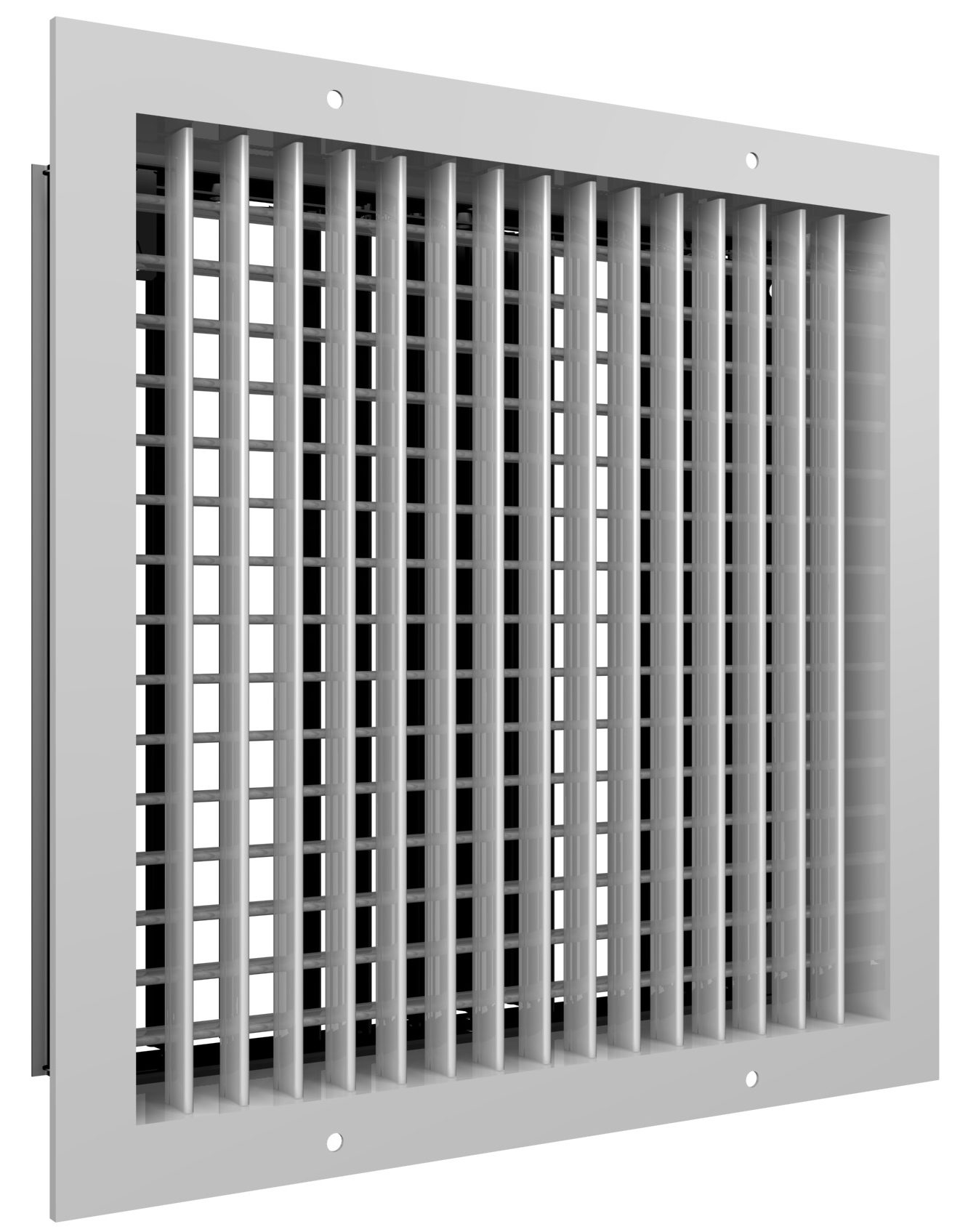 520D - Double Deflection Supply Register w/ Damper, 3/4" Blade Spacing ...