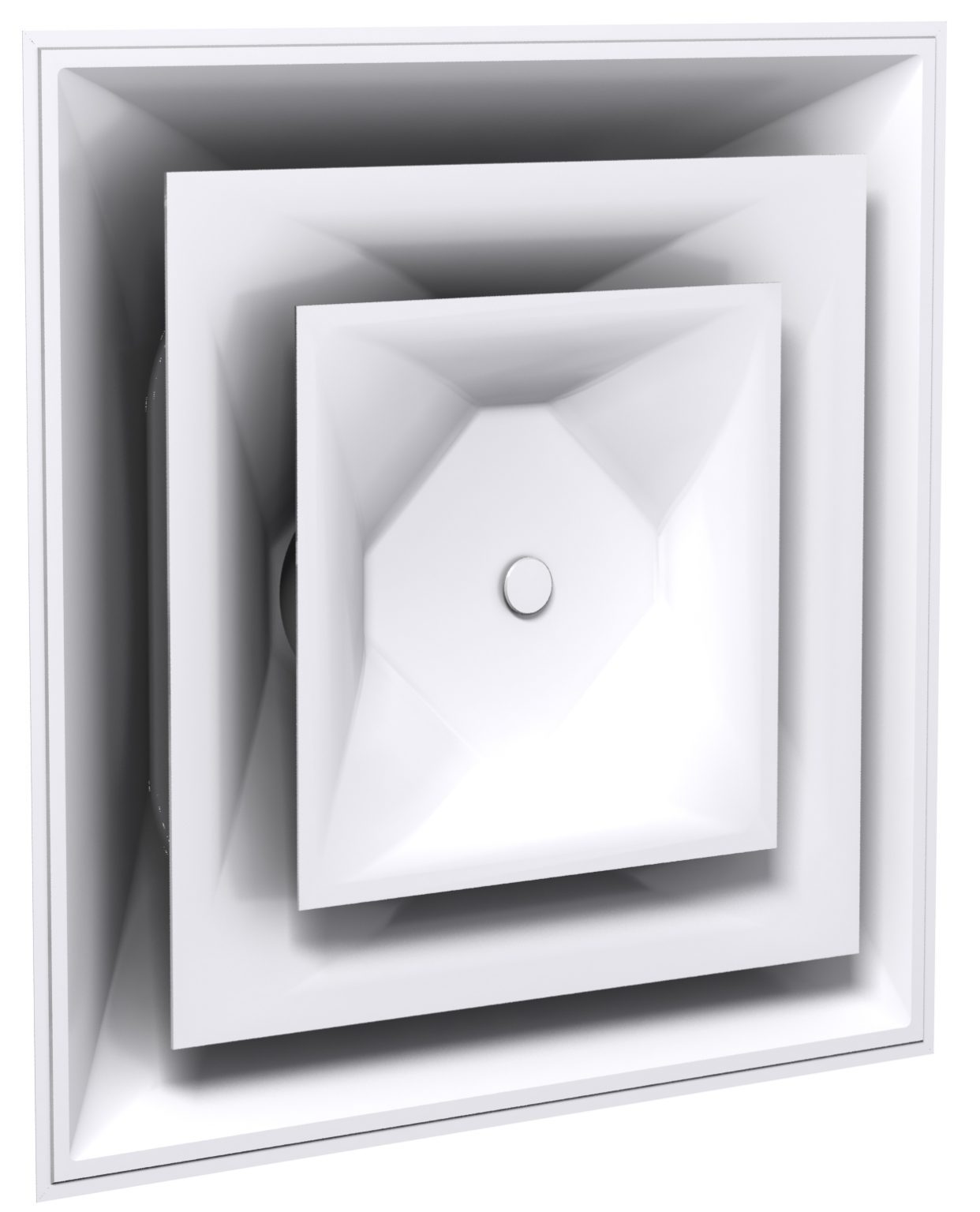 SCD - Square Cone Diffuser for T-Bar Lay-In, Steel - Buckley Associates