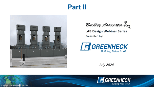 Advanced Lab Workshop: Lab Exhaust Fan Control Strategies with ...
